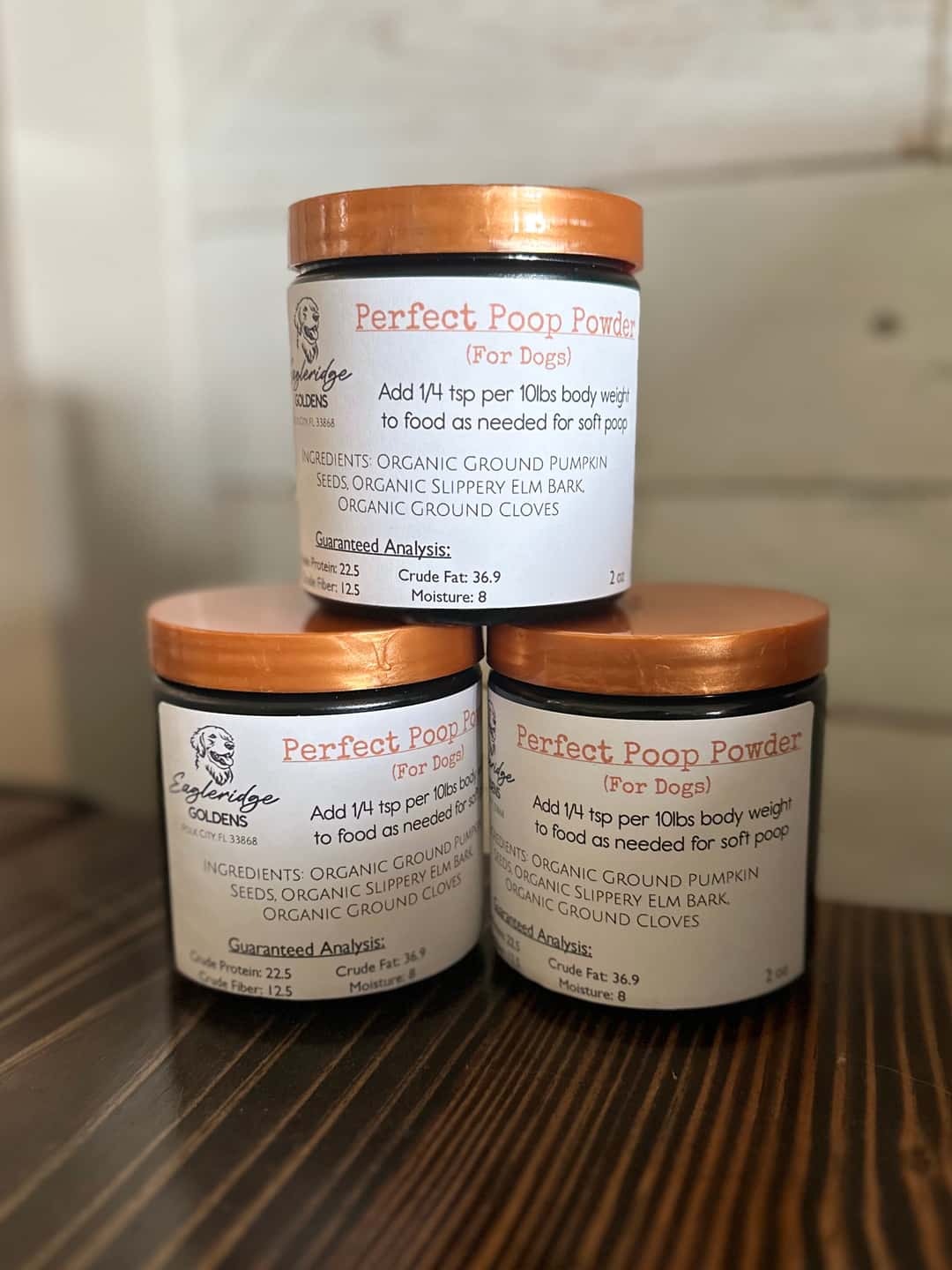 Eagleridge's Puppy Poop Powder | Eagleridge Goldens